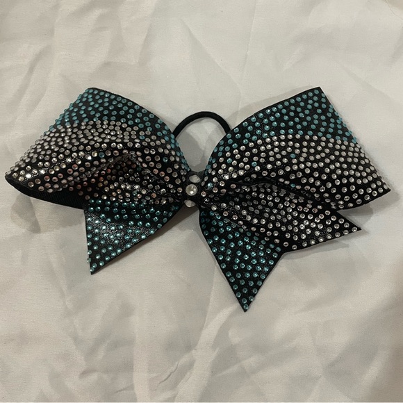 Costumes | 9 Inch X 6 Inch Blue And Silver Bow | Poshmark